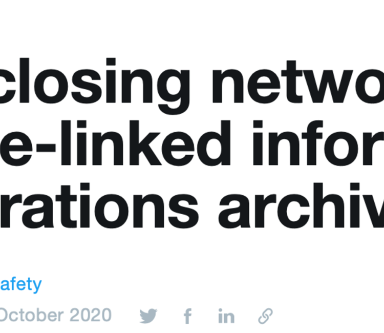 Twitter ได้ทำการเผยแพร่ เครือข่าย IO (Information Operation ...